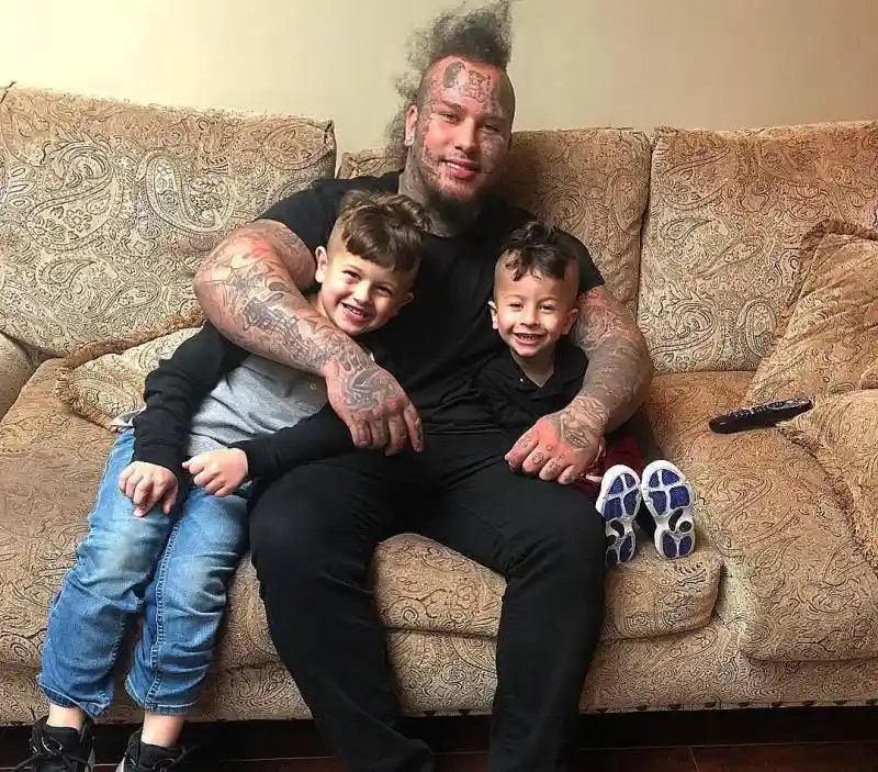 Meet Rapper Stitches' Kids: Rocco Katsabanis, Evelyn Katsabanis, and ...